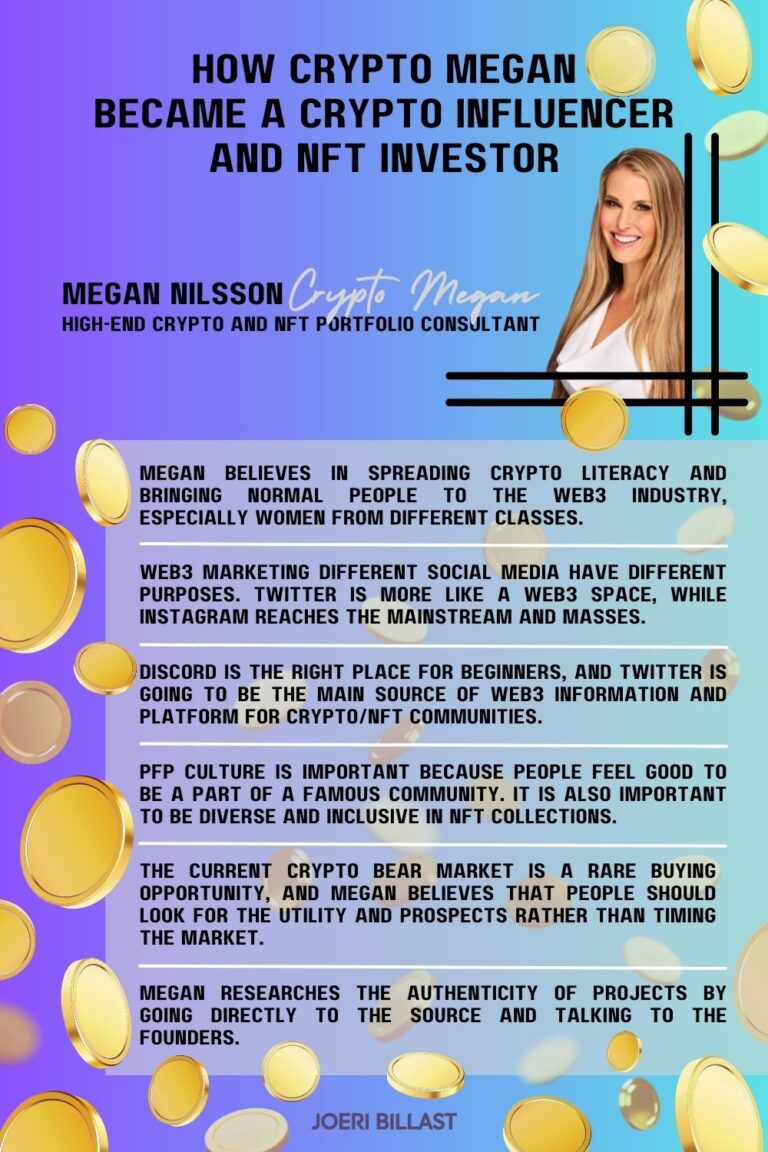 [Web Summit 2022] How Crypto Megan Became a Crypto Influencer and NFT Investor – with Megan ...